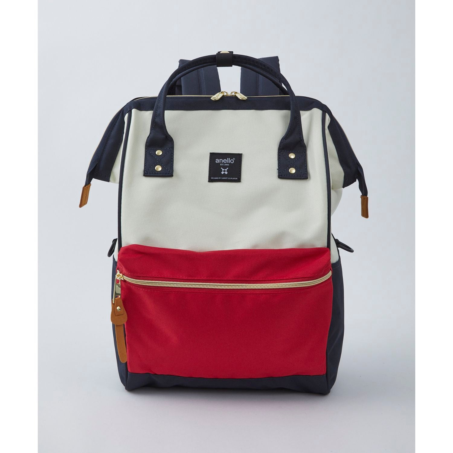 Anello Cross Bottle Kuchigane Backpack R (Navy/White/Red) – The Planet ...