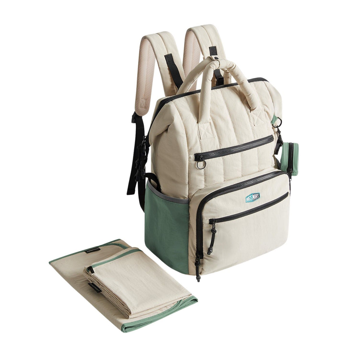 Bagsmart Walker Featherlight Travel Diaper Backpack 25L (Celadon) – The ...
