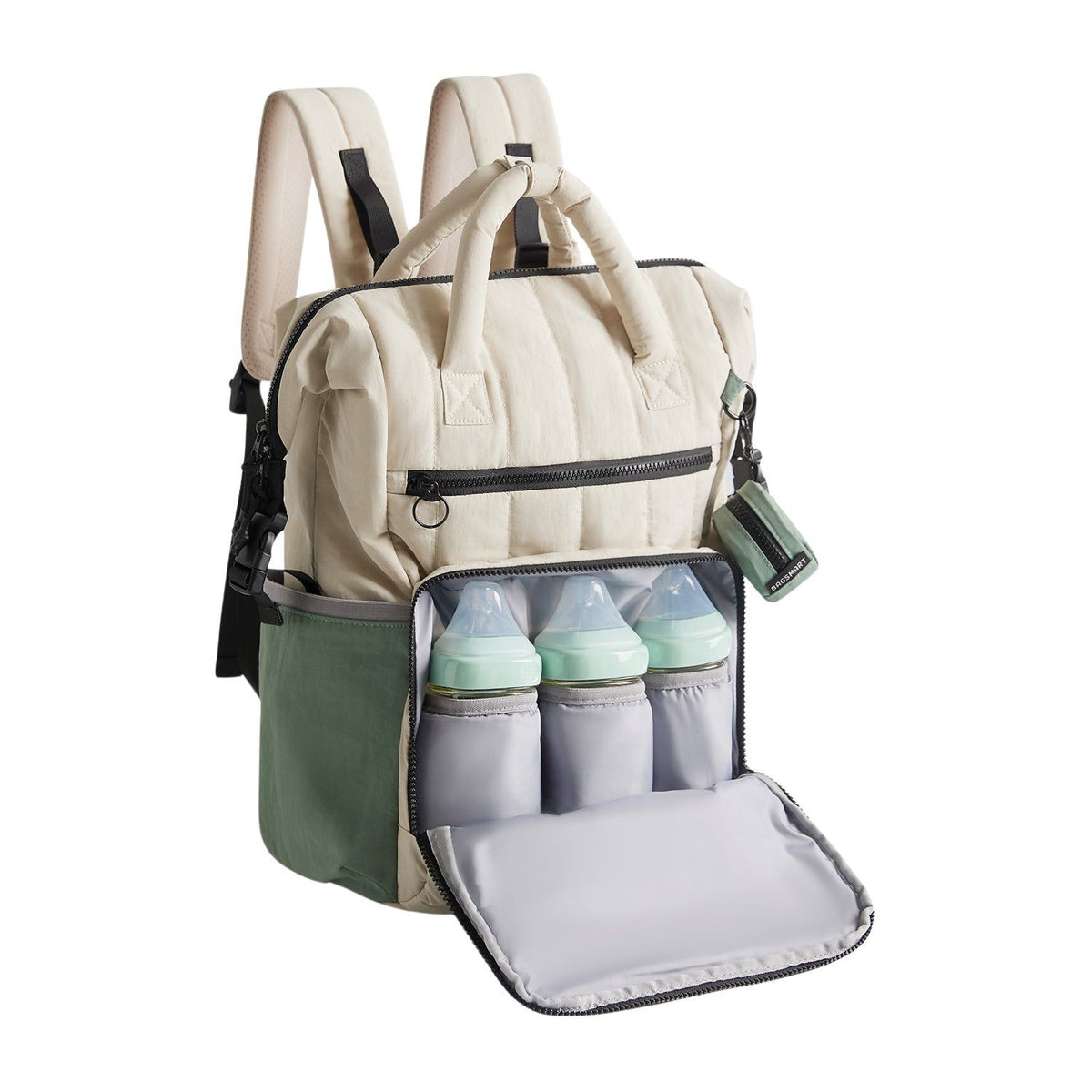 Bagsmart Walker Featherlight Travel Diaper Backpack 25L (Celadon) – The ...