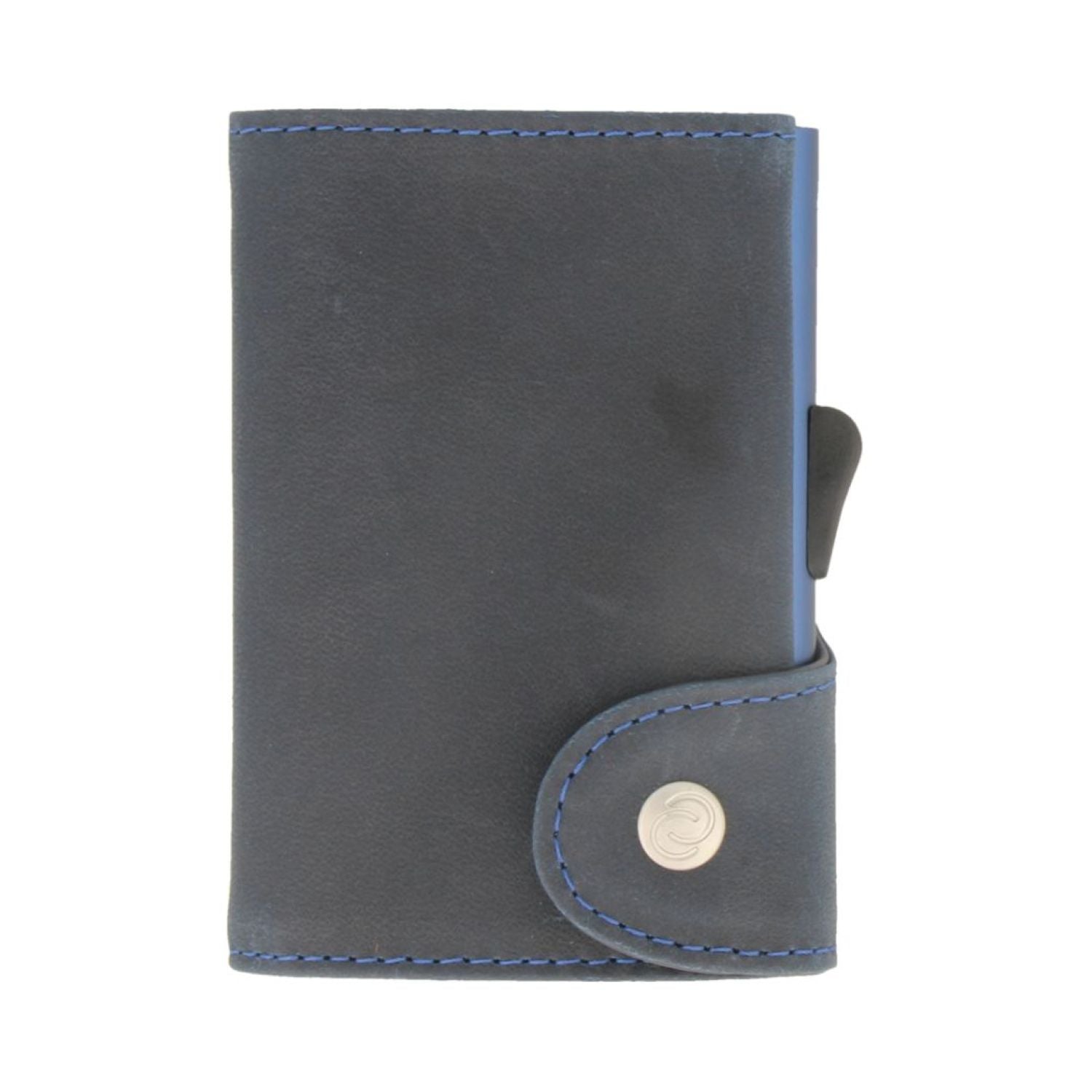 C-Secure Italian Leather Wallet (Blue 294C) – The Planet Traveller
