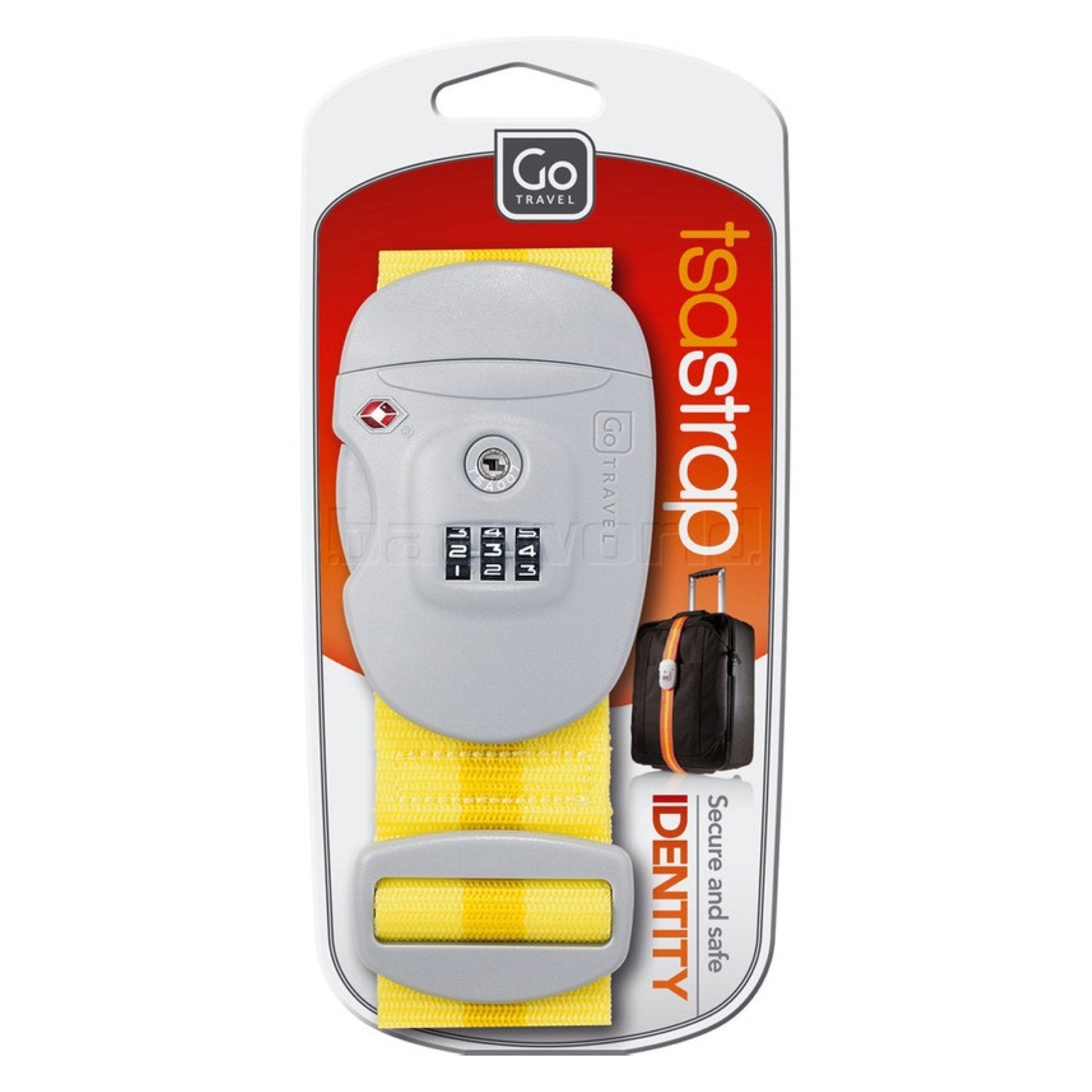 Go Travel Travel Sentry Strap (Yel) – The Planet Traveller