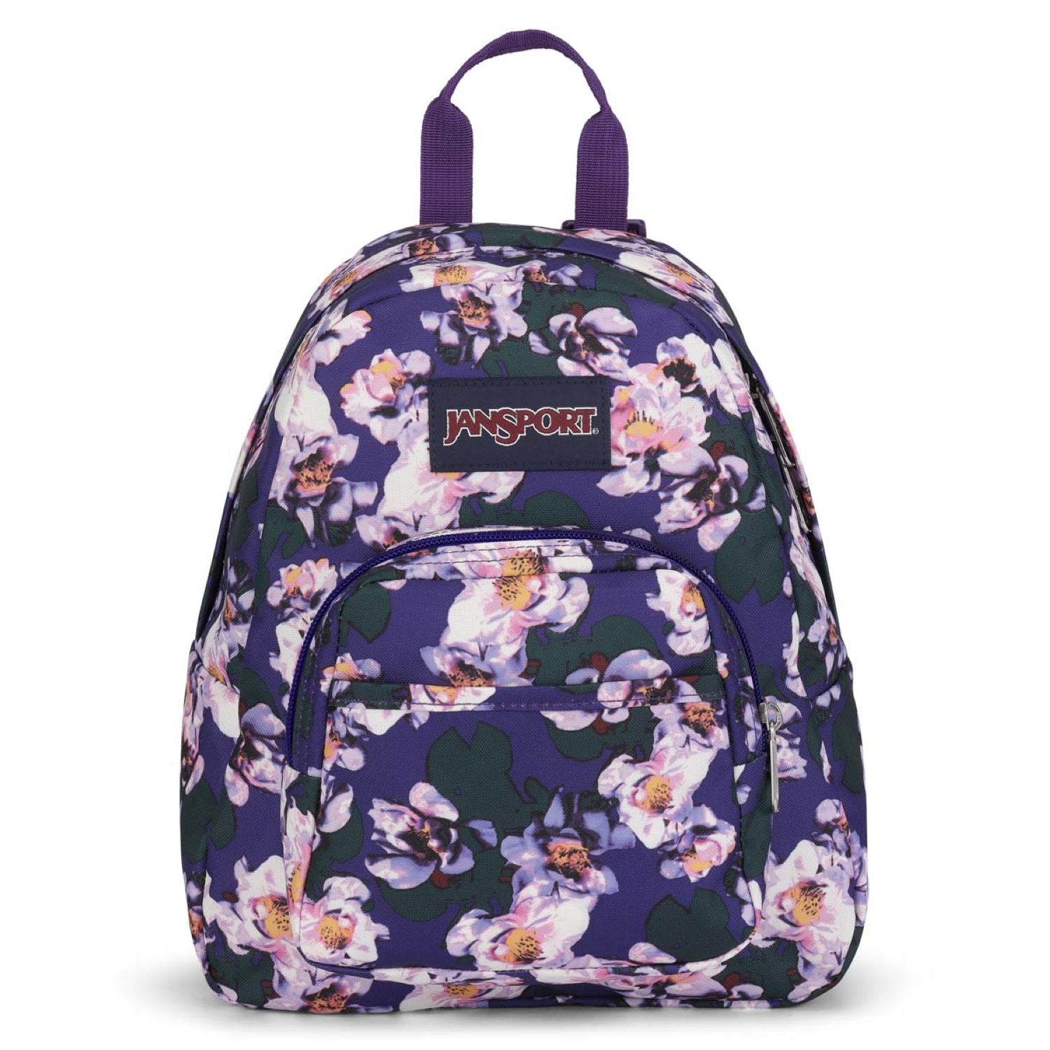 Jansport Half Pint Mini Backpack - Purple Petals – The Planet Traveller