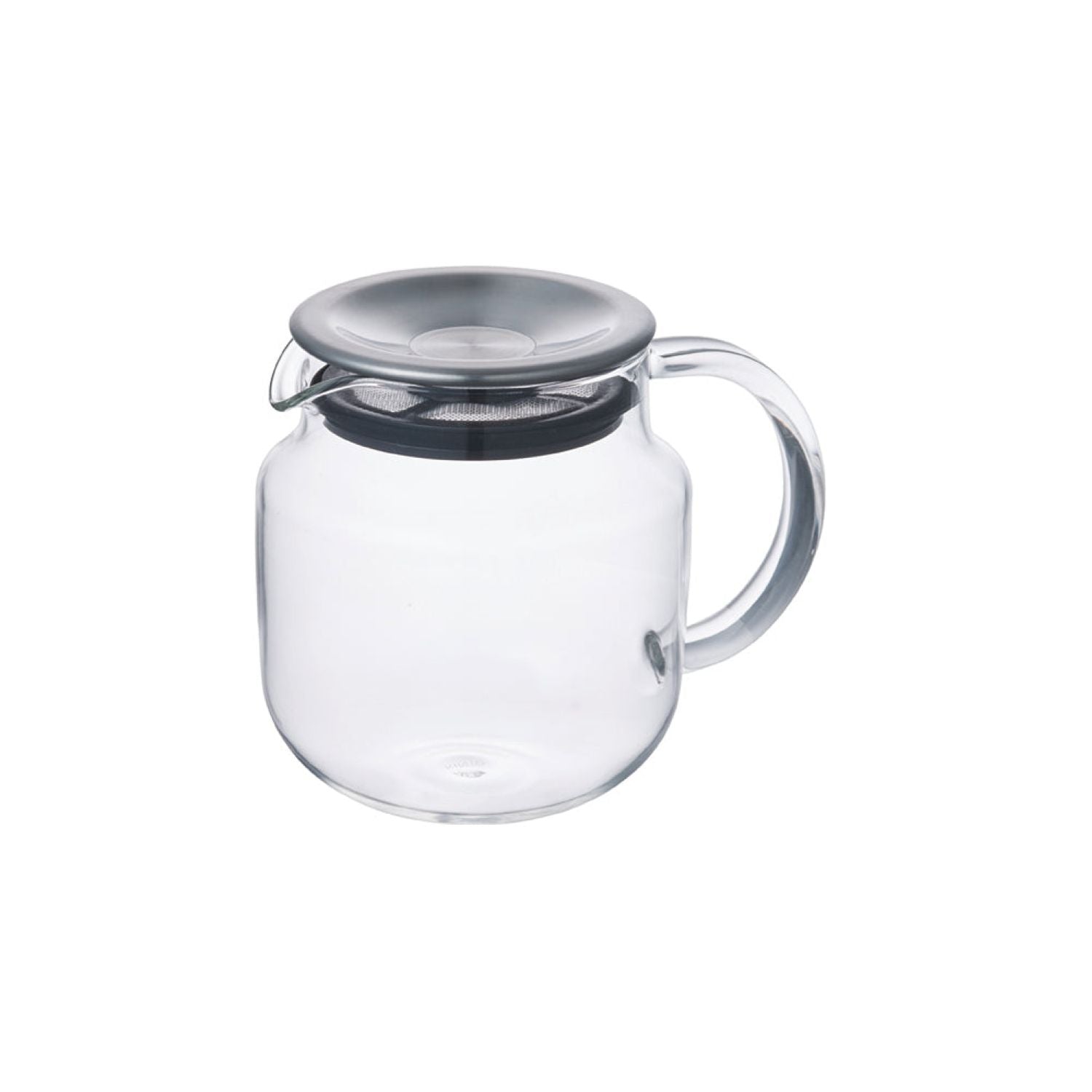 Kinto One Touch Teapot Glass Jug 620Ml - Stainless Steel – The Planet ...