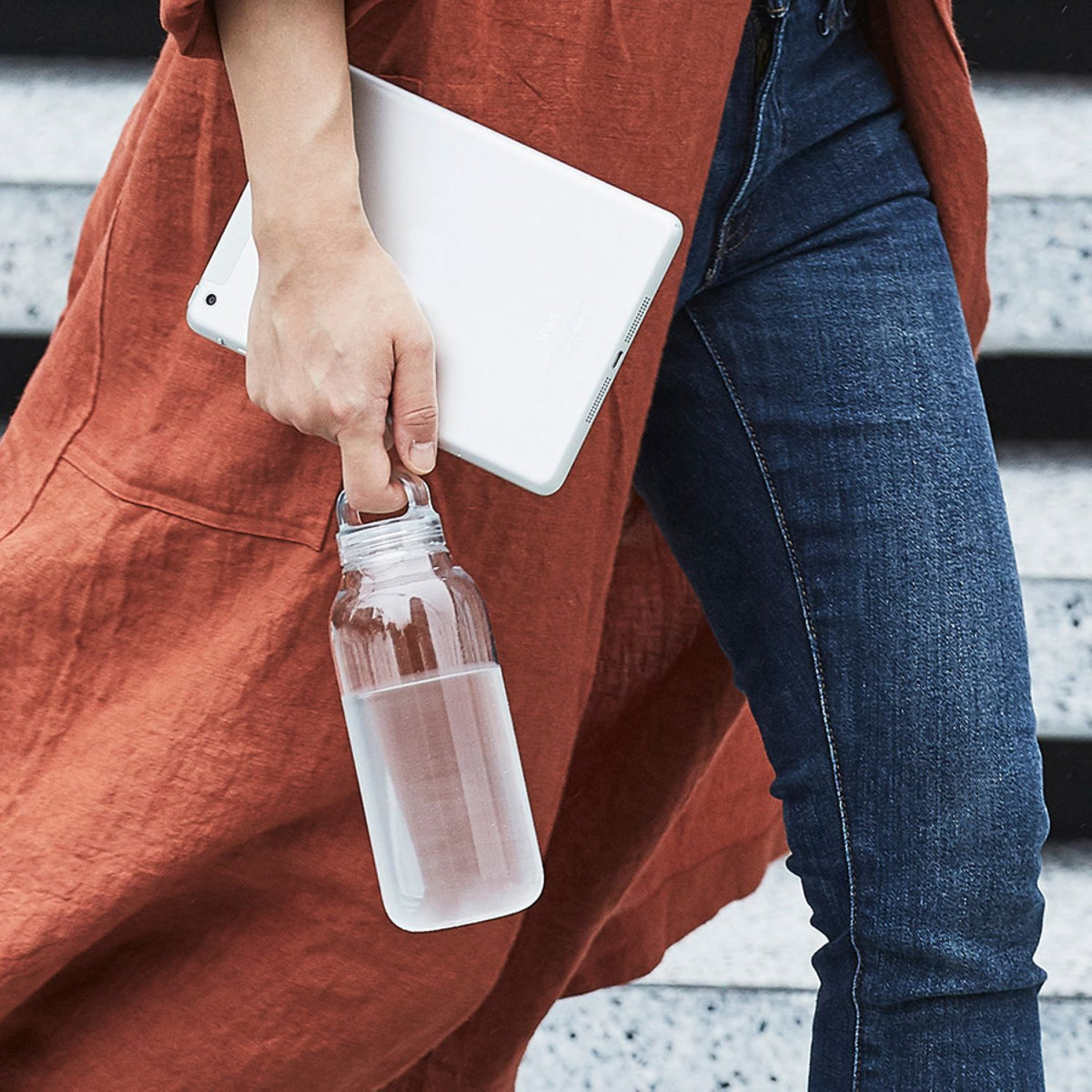 Kinto Water Bottle 500ML - Clear – The Planet Traveller