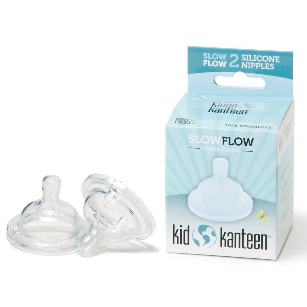 Klean Kanteen Baby Nipples Slow Flow (2PK) – The Planet Traveller