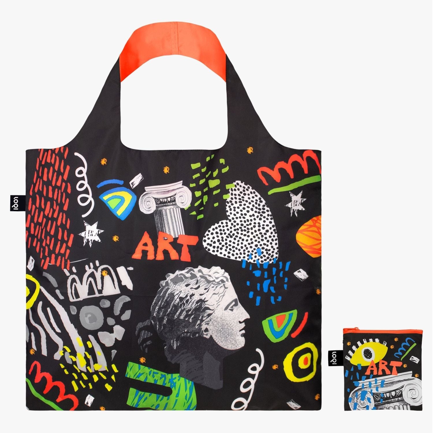 LOQI Artist Bag - Classic - Art Recycled – The Planet Traveller