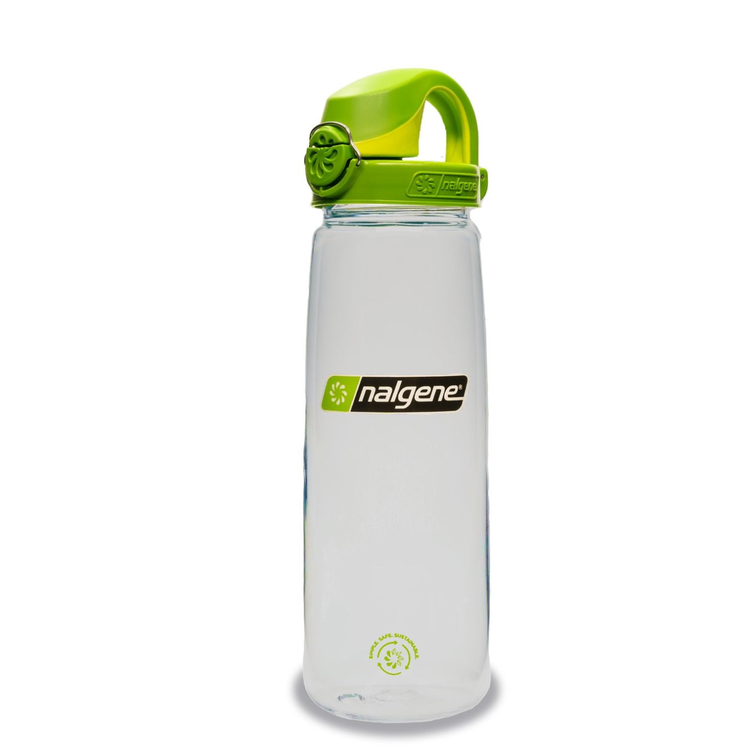 Nalgene 24oz On-The-Fly (OTF) Sustain Water Bottle - Clear with Sprout ...