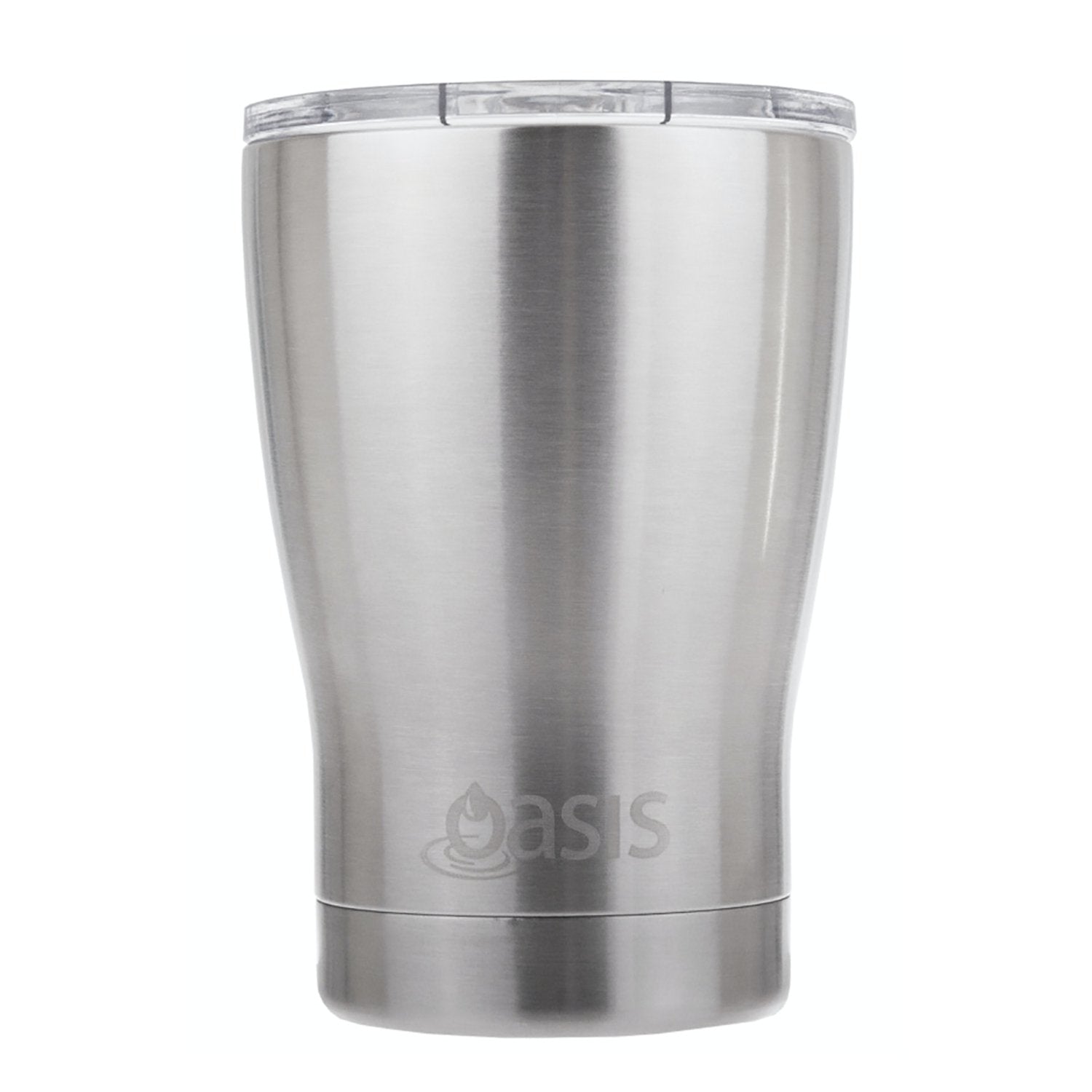 Oasis Stainless Steel Insulated Cup with Lid 340ML - Silver – The ...