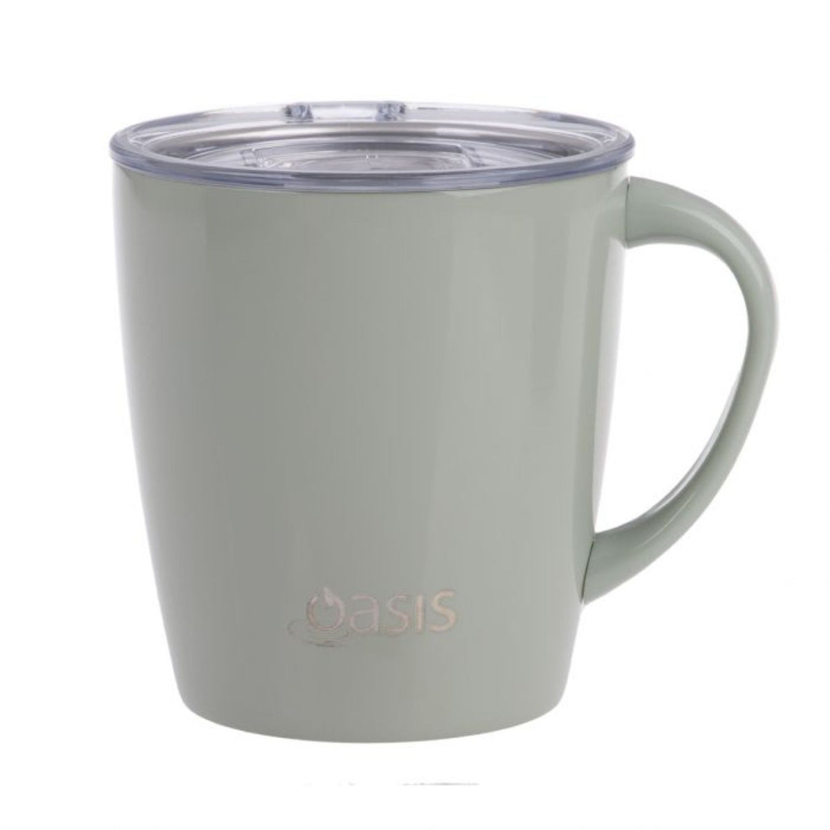 Oasis Stainless Steel Insulated Metro Mug with Handle And Lid 350ML ...