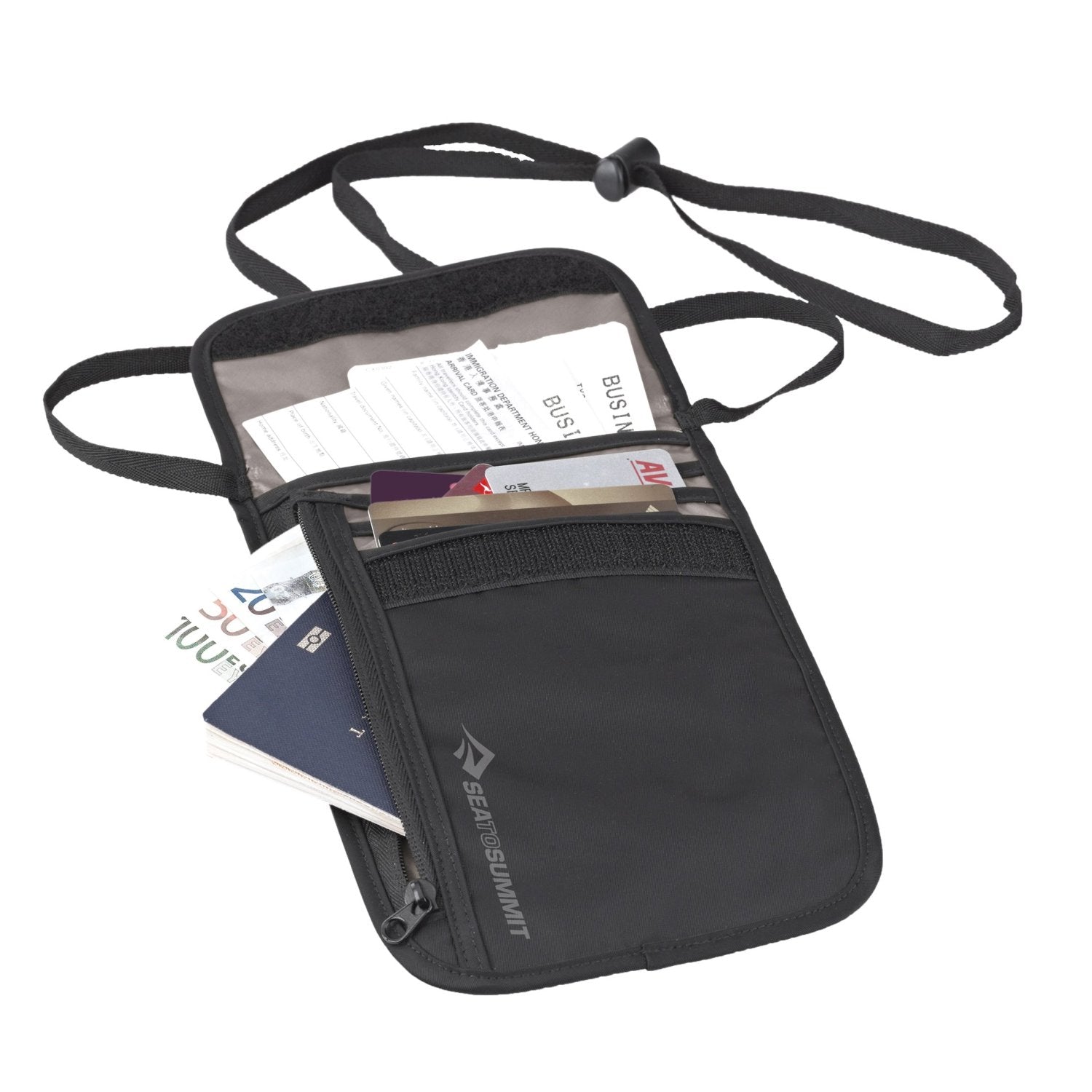 Sea To Summit Neck Pouch 3 (Black/Grey) – The Planet Traveller