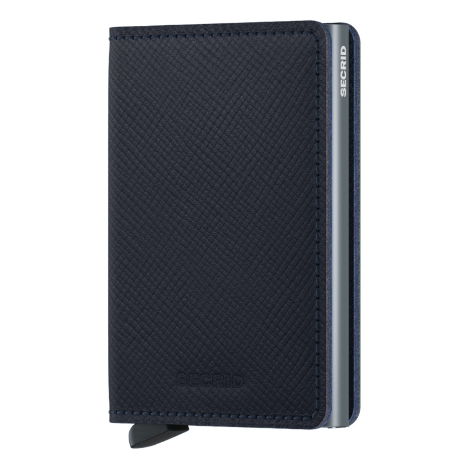 Secrid Slimwallet Saffiano - Navy – The Planet Traveller